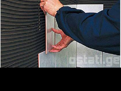 კაფელ-მეტლახის დაგება სტიაშკა ლესვა გრანიტი მოზაიკა